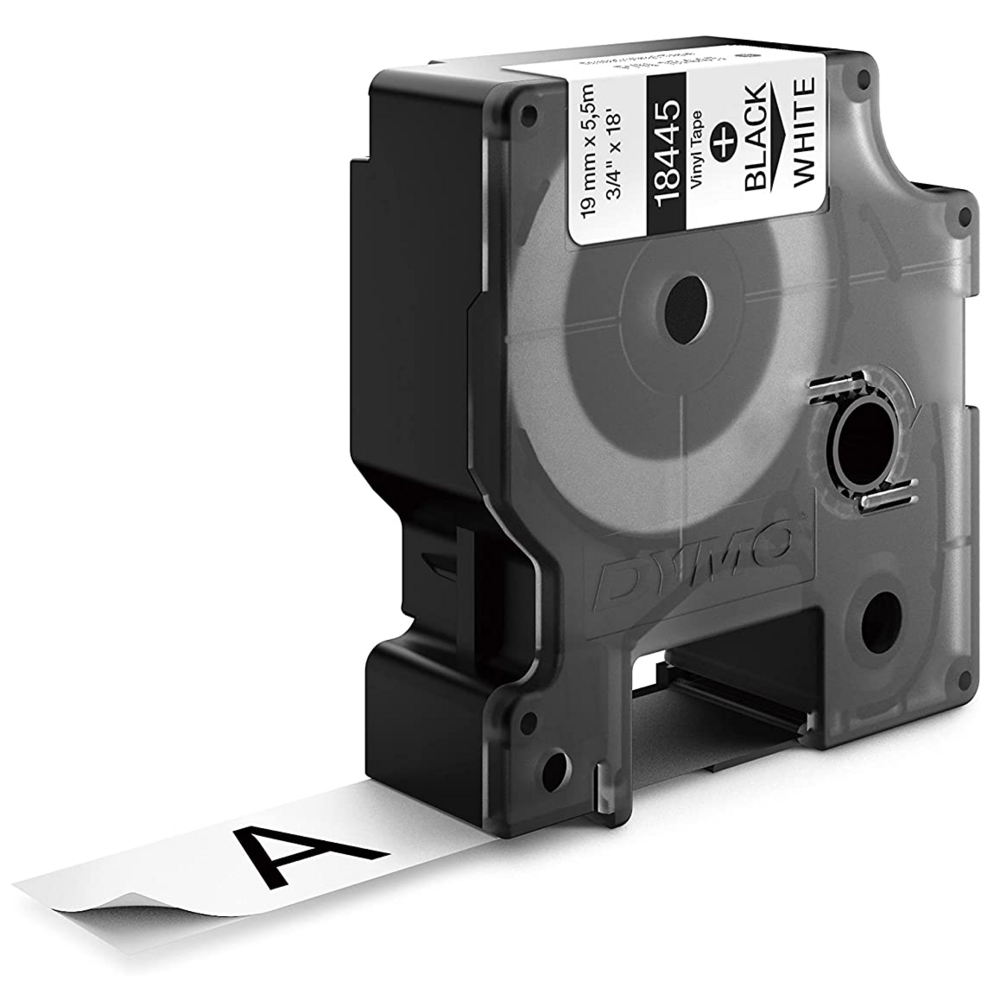 Dymo ID1-19 18445 Cinta de Etiquetas de Vinilo Industrial Original para ...