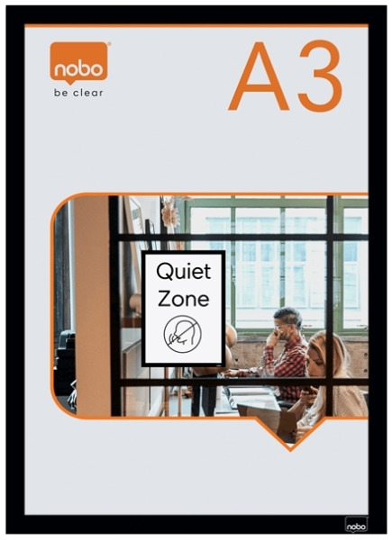 Nobo Pack de 2 Marcos Autoadhesivos Magneticos en Formato A3 ...